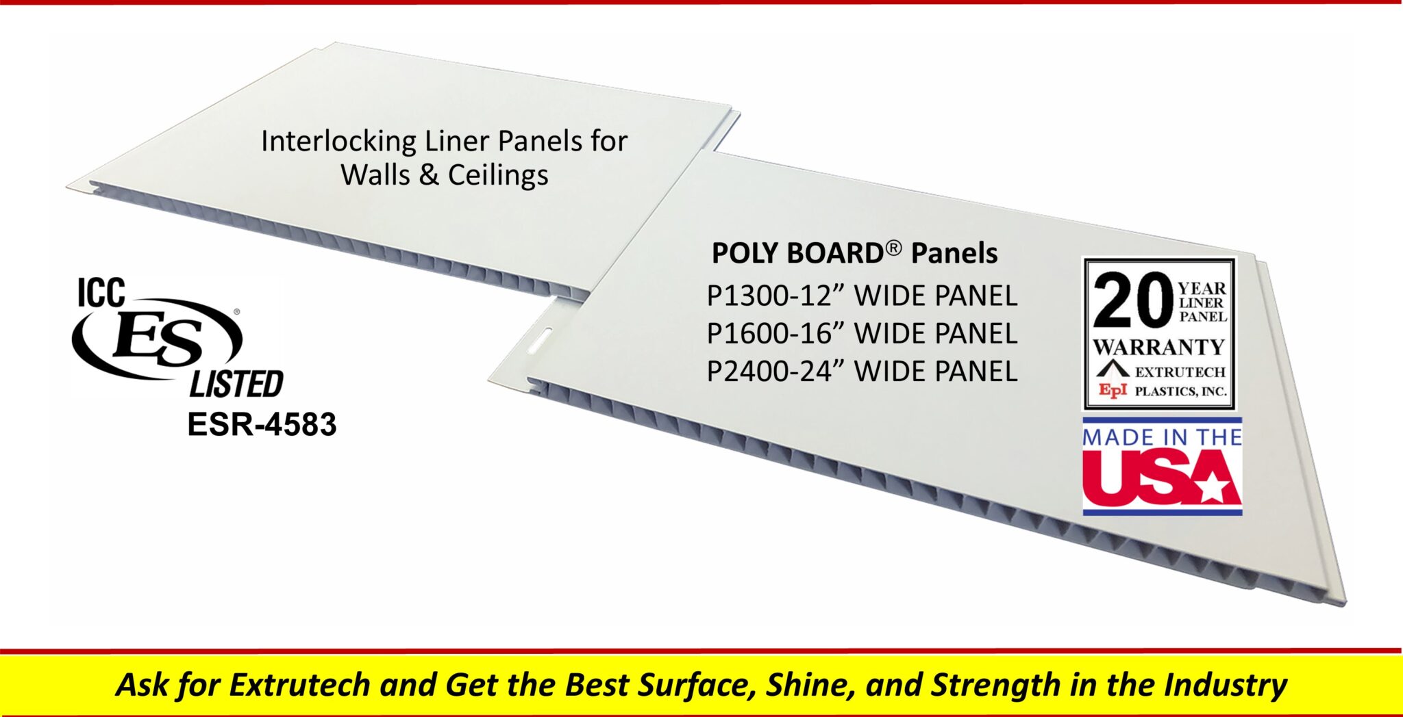 Extrutech PVC Wall and Ceiling Panels - Extrutech Plastics, Inc ...